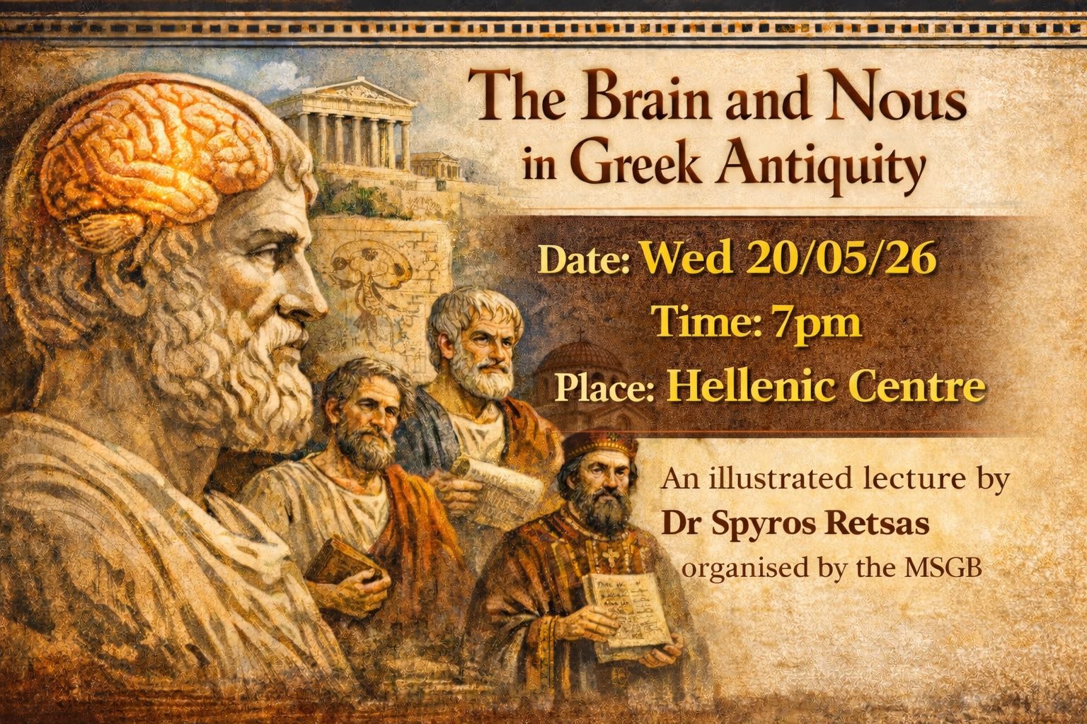 The Brain and Nous in Greek Antiquity - Macedonia Society Great Britain